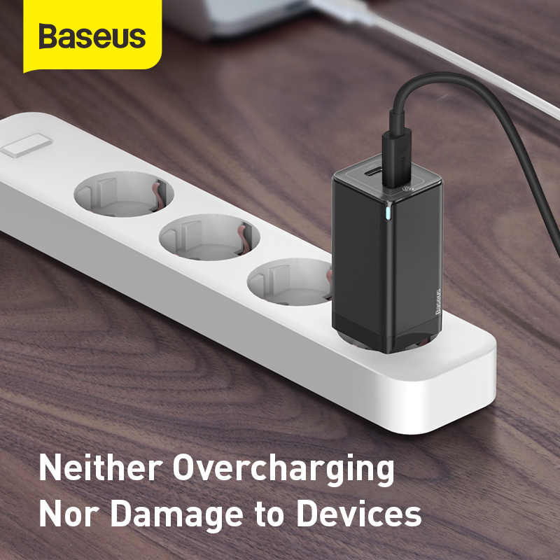 Baseus 45W GaN Charger PD Type-C Price in Bangladesh | Custom Mac BD